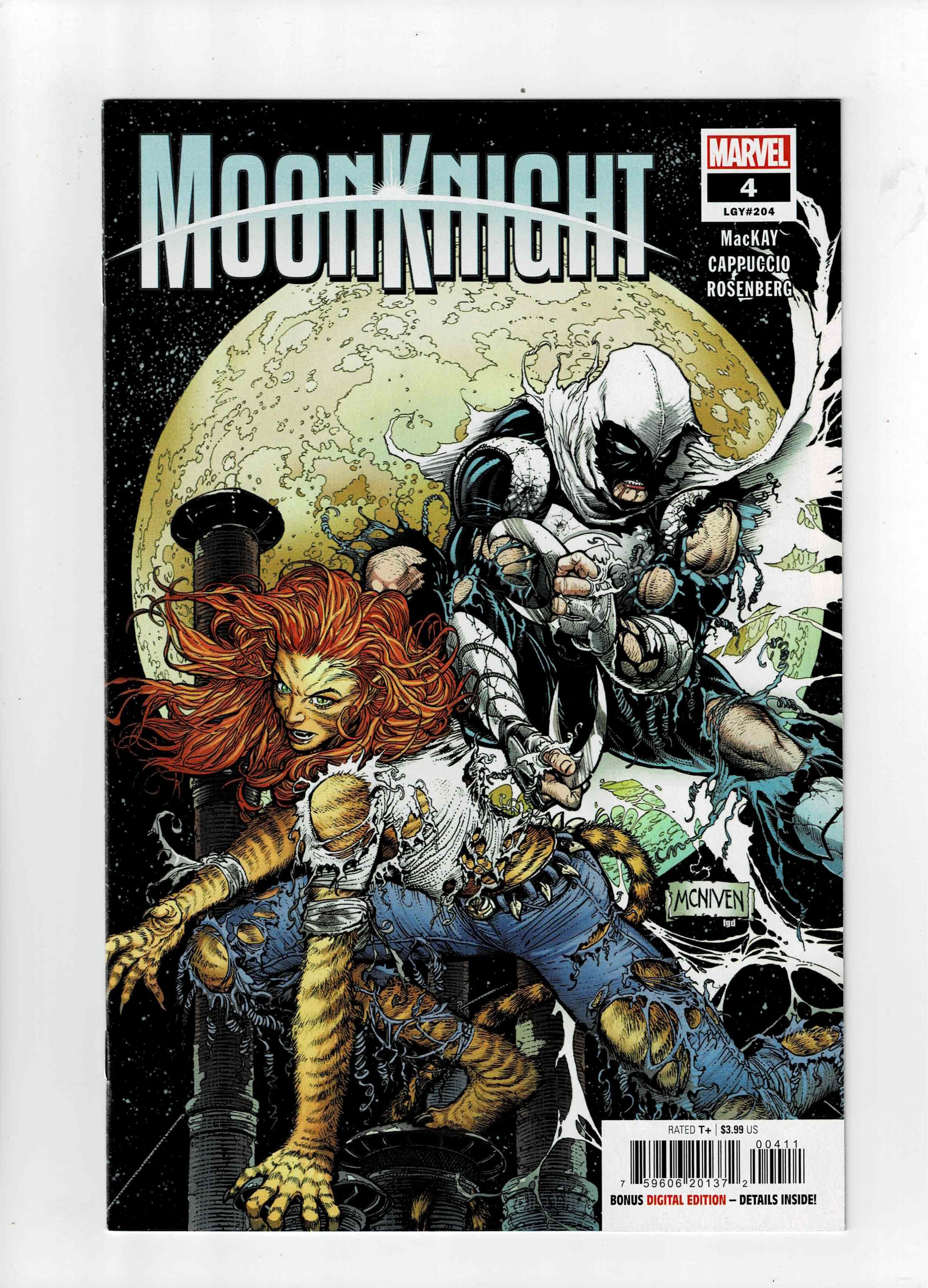 Moon Knight #4A (2021) NM+ (9.6) Appearance from the striped sensation ...