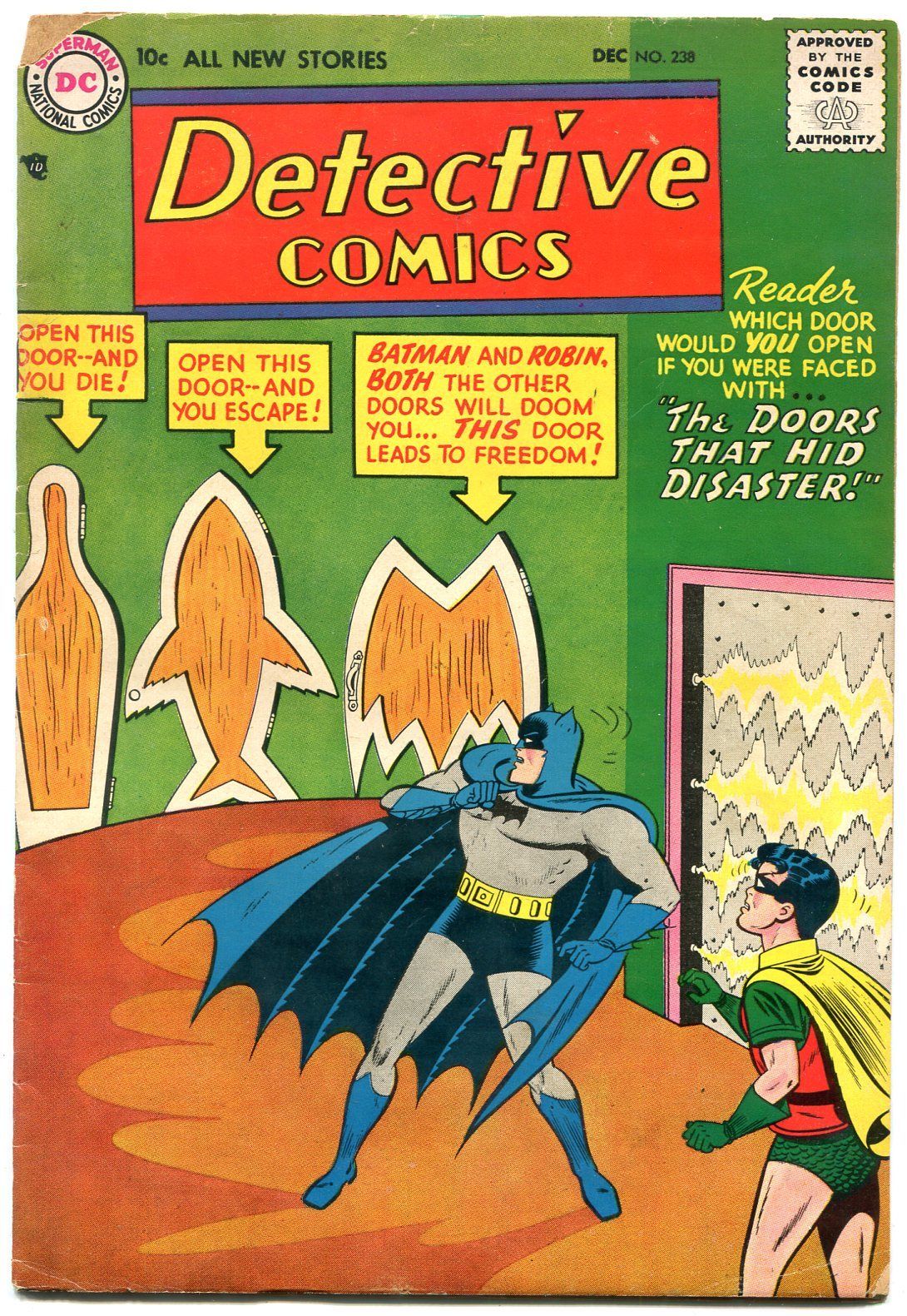 Detective Comics #238 1955- Batman- John Jones- DC Silver Age G/VG ...
