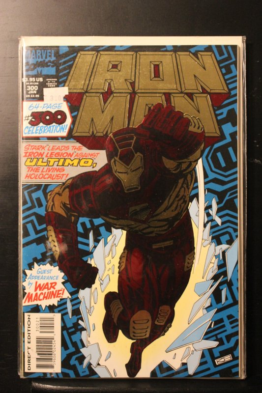 Iron Man #300 Gold Foil Cover (1994) | Comic Books - Modern Age, Marvel ...