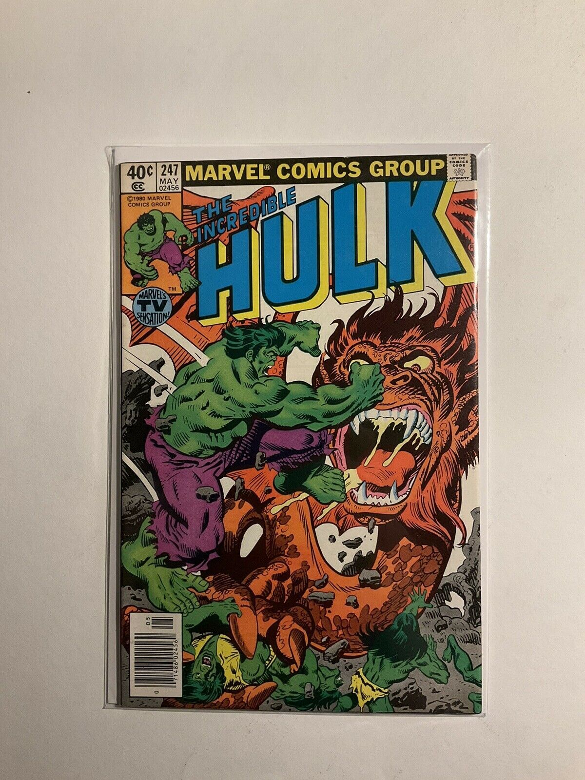 Incredible Hulk 247 Very Fine+ vf+ 8.5 Newsstand Edition Marvel | Comic ...