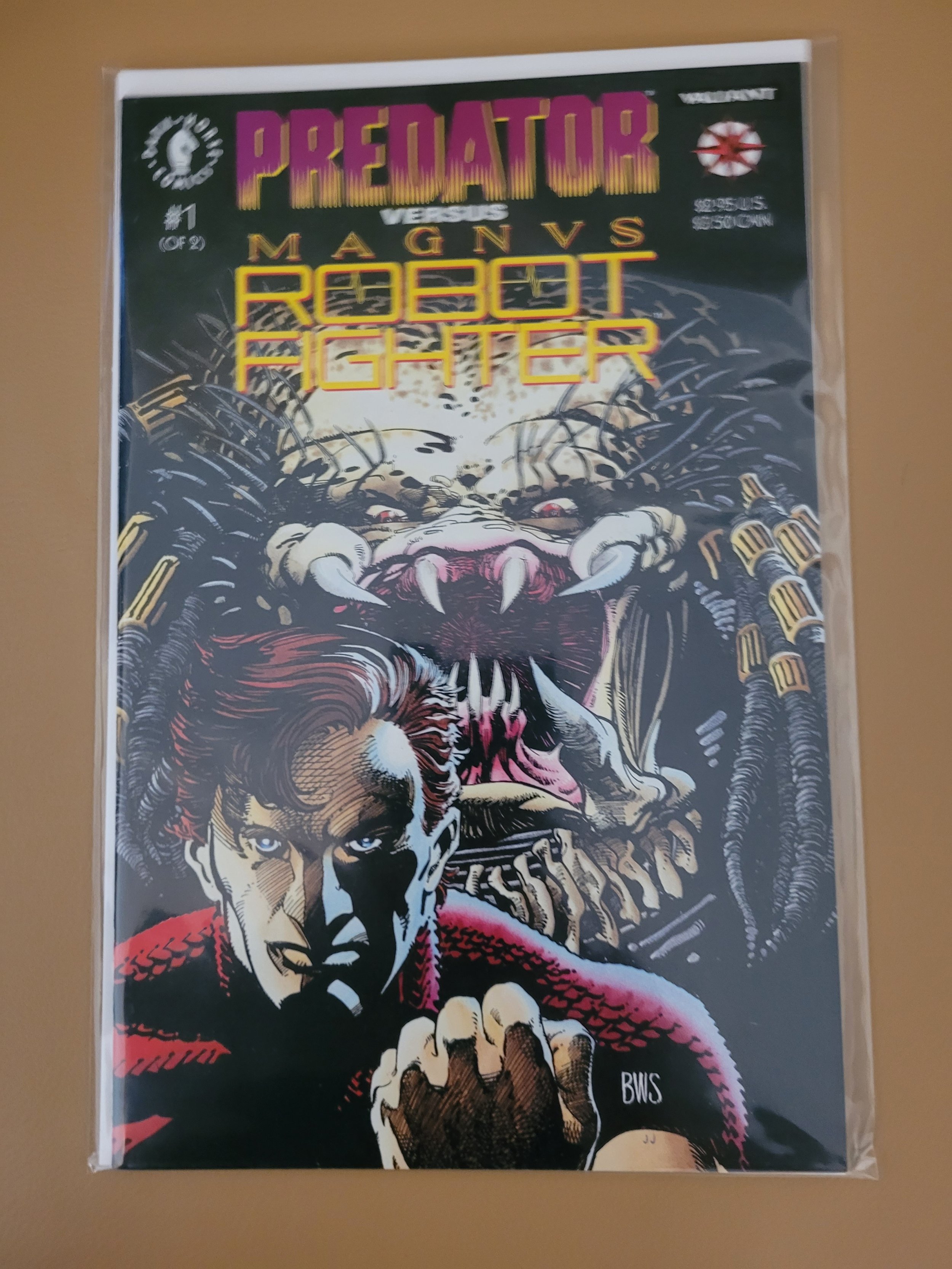 Predator vs. Magnus Robot Fighter #1 (1992) | Comic Books - Modern Age ...