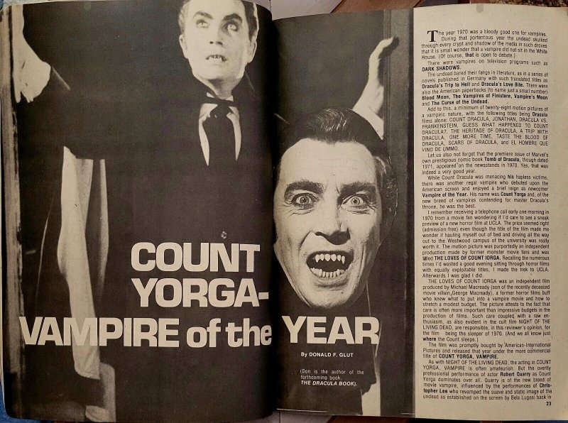 VAMPIRE TALES #5 VG+ (Marvel Magazine 1974) MORBIUS Origin Story ...