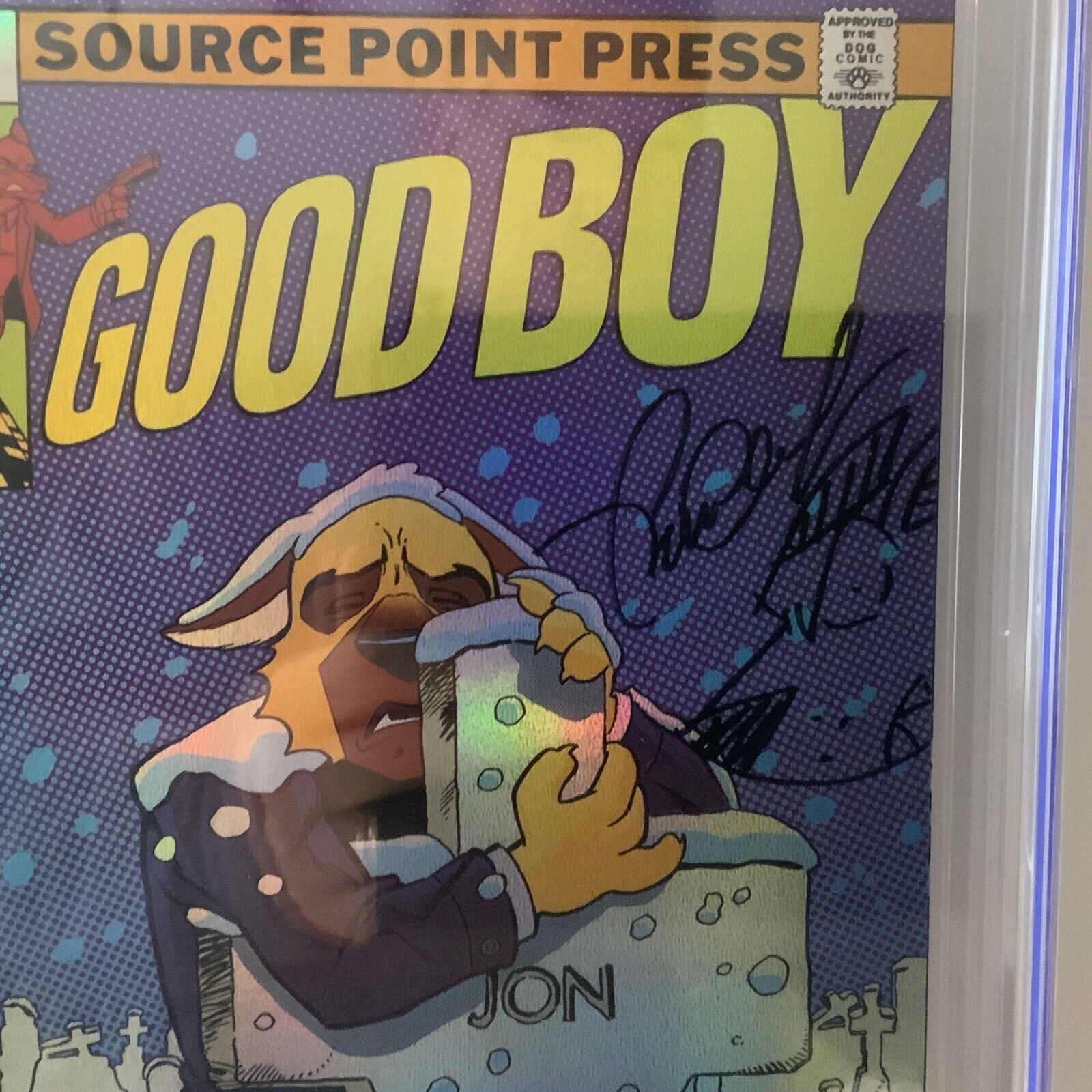 Good BOY Exclusive Foil CGC 9.8 2x Sign Sketch Jj’s Comics Daredevil ...