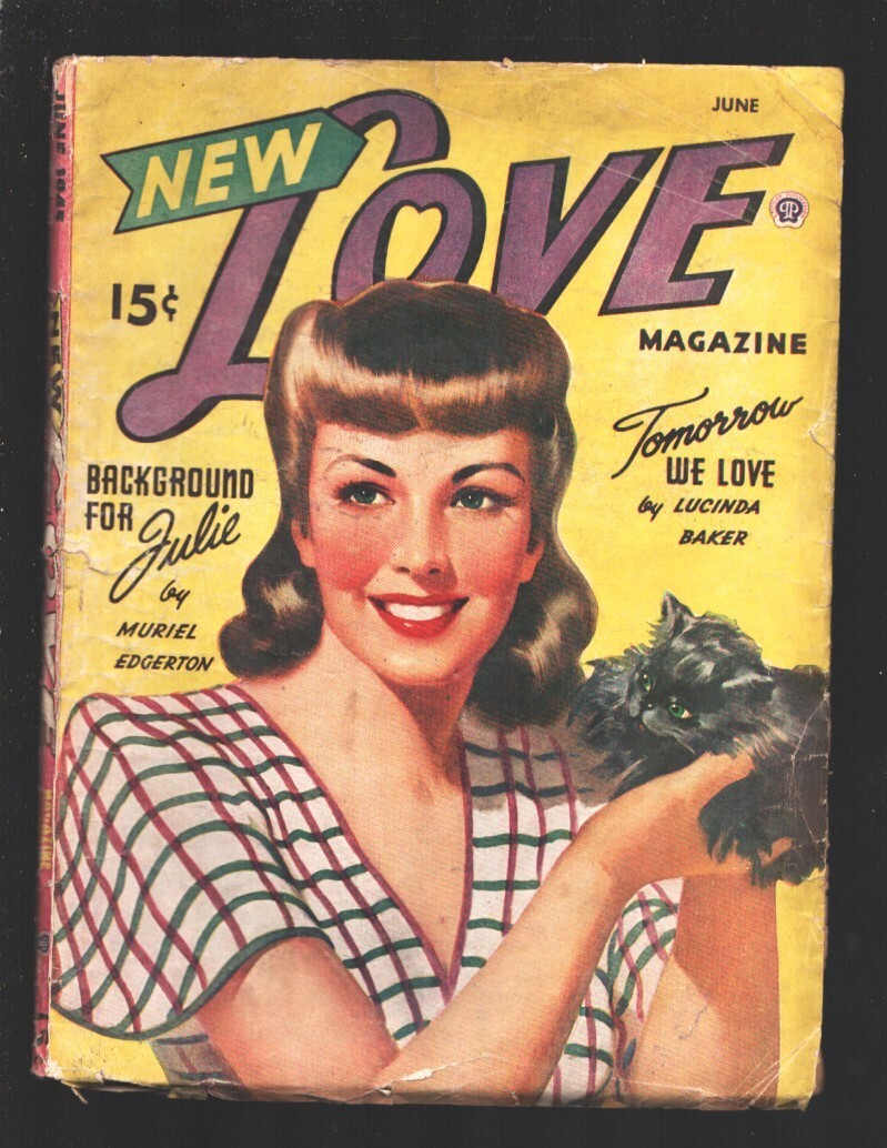 New Love 6/1945-Popular-Pin-up girl cover art-Pulp romance tales by ...