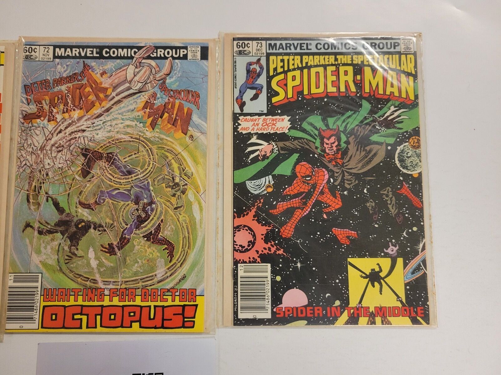 3 Peter Parker Spectacular Spider-Man Marvel Comic Books #71 72 73 71 ...