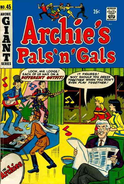 Archie's Pals 'n Gals #45 GD ; Archie | low grade comic April 1968 ...