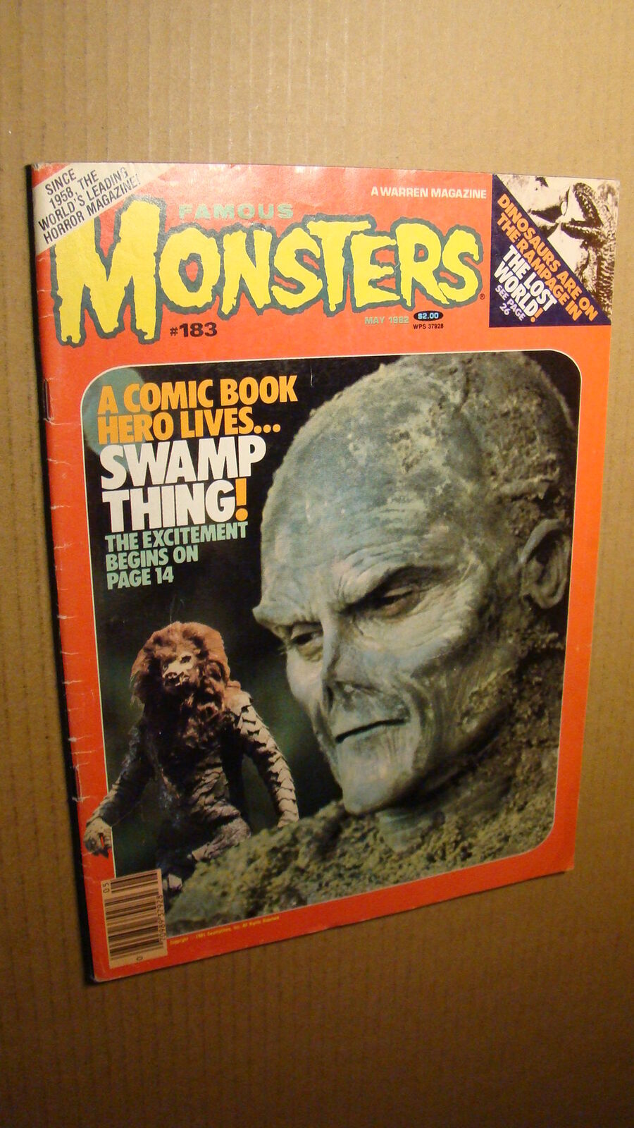 Famous Monsters 183 Swamp Thing *Solid* Warren MAG Lost World | Comic ...