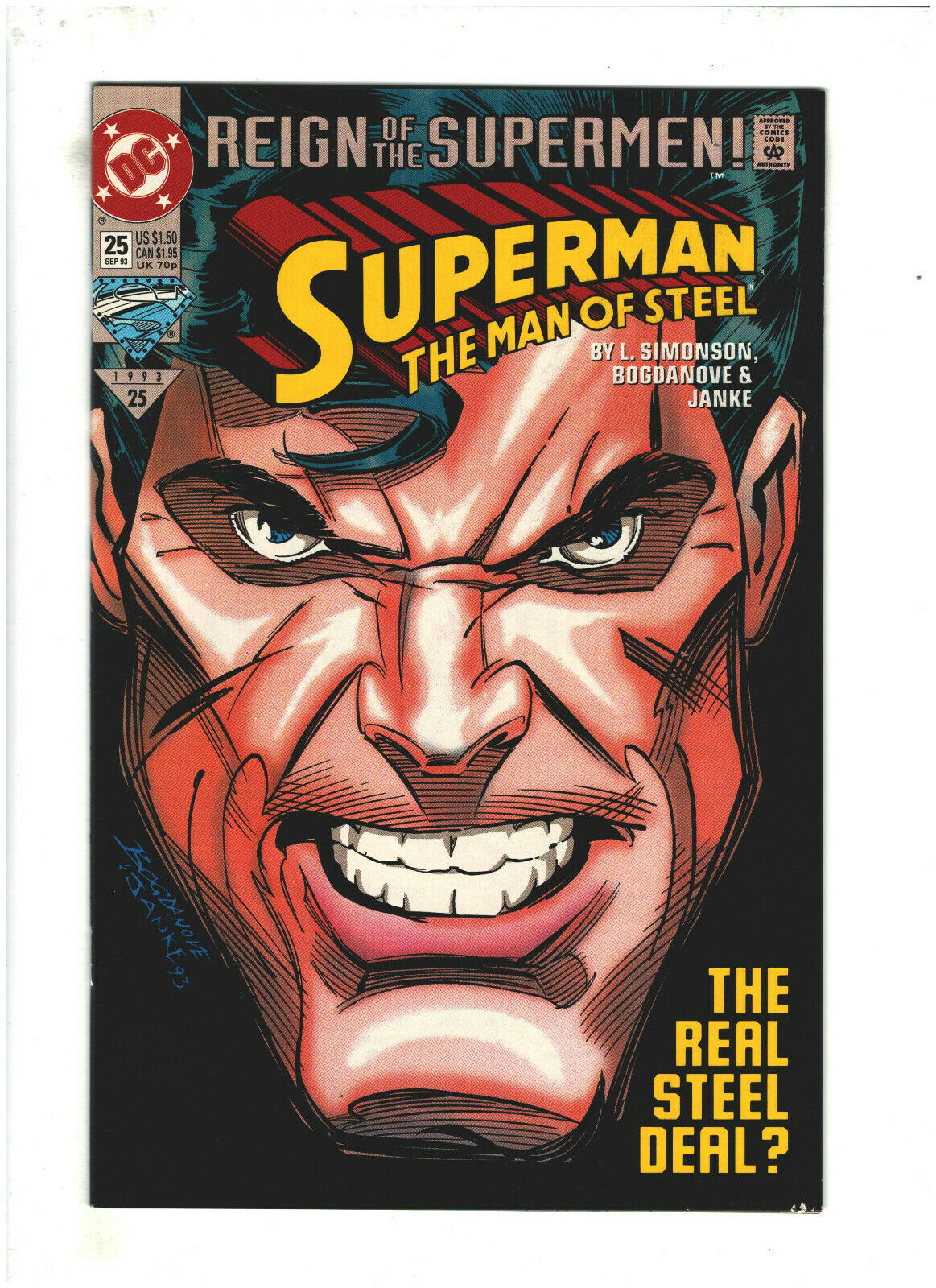 Superman The Man of Steel #25 FN/VF 7.0 DC Comics 1993 Return of ...