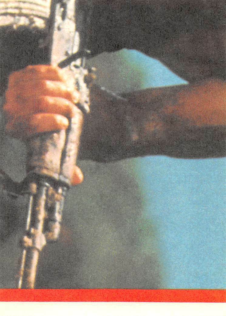 1985 Topps Rambo First Blood Part II Sticker #6 John Rambo > Sylvester ...