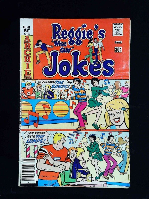 Reggie'S Wise Guy Jokes #41 Archie Comics 1977 Fn- Newsstand | Comic ...