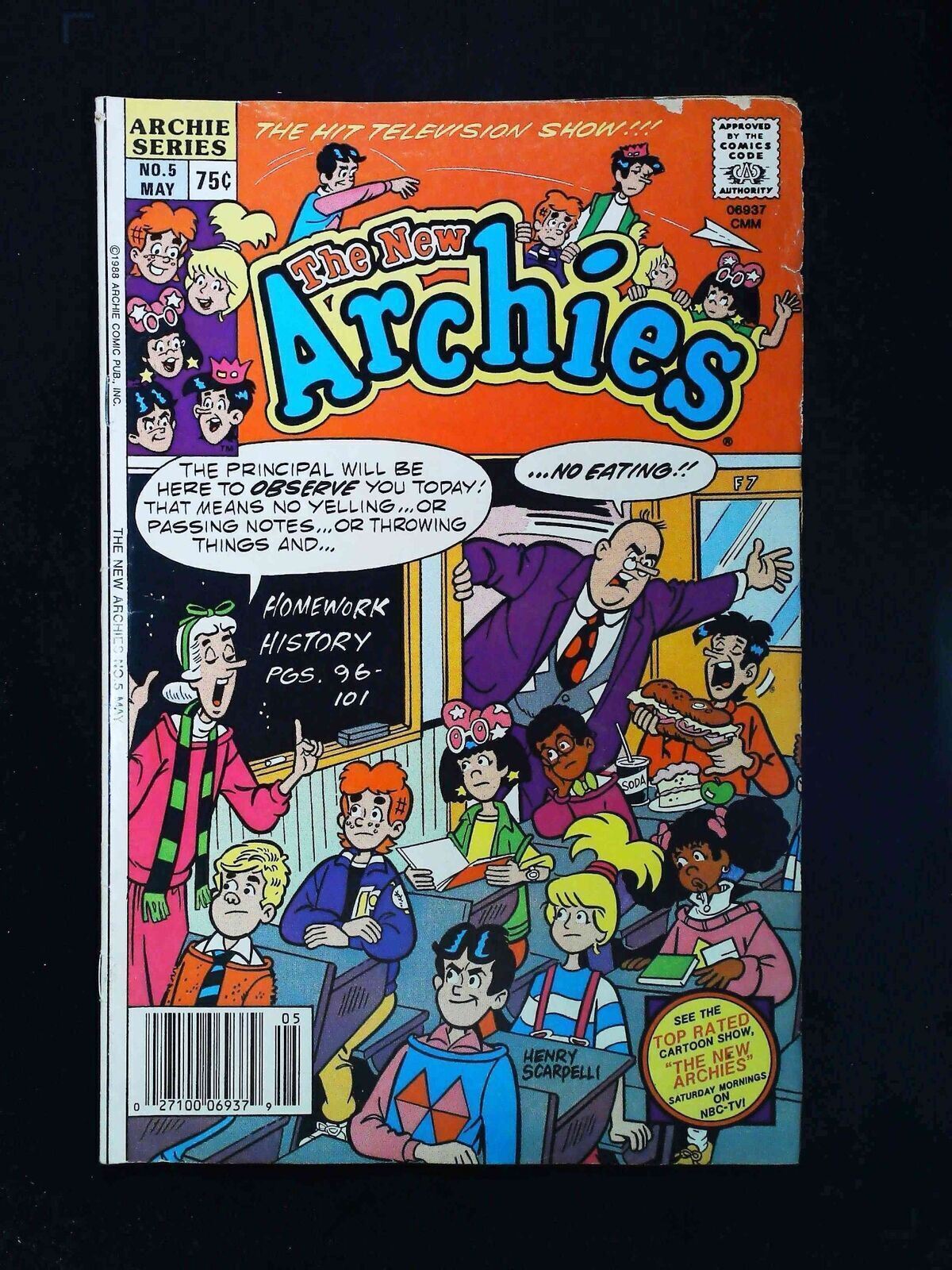 New Archies #5 Archie Comics 1988 Vg/Fn Newsstand | Comic Books ...