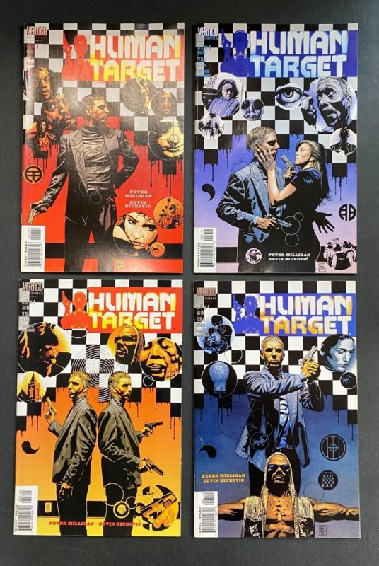 Human Target (1999) #'s 1 2 3 4 Complete VF+ (8.5) Lot Tim Bradstreet ...