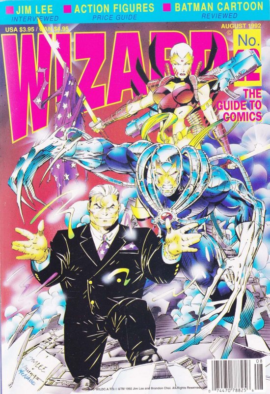 Wizard: The Comics Magazine #12 (Newsstand) VF ; Wizard | Jim Lee ...