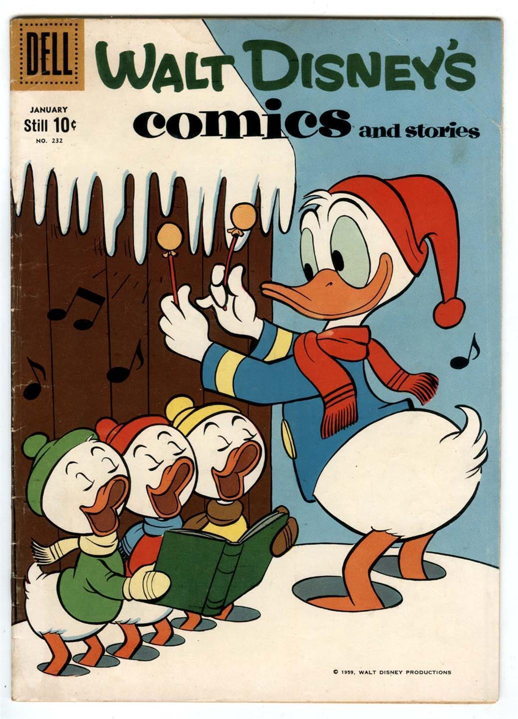 Walt Disney's Comics and Stories #232 1960 Carl Barks Donald Duck Polar ...