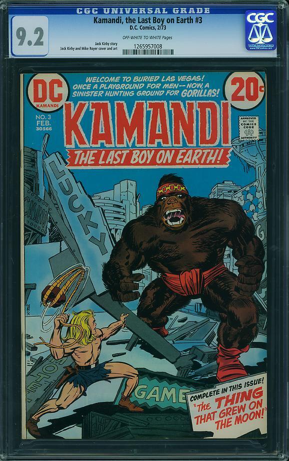Kamandi, The Last Boy on Earth #3 (1973) CGC 9.2 NM- | Comic Books ...
