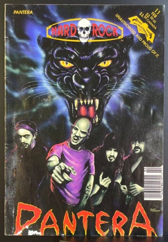 Hard Rock Comics #11 Pantera (vintage) - Revolutionary - 1993 | Comic ...