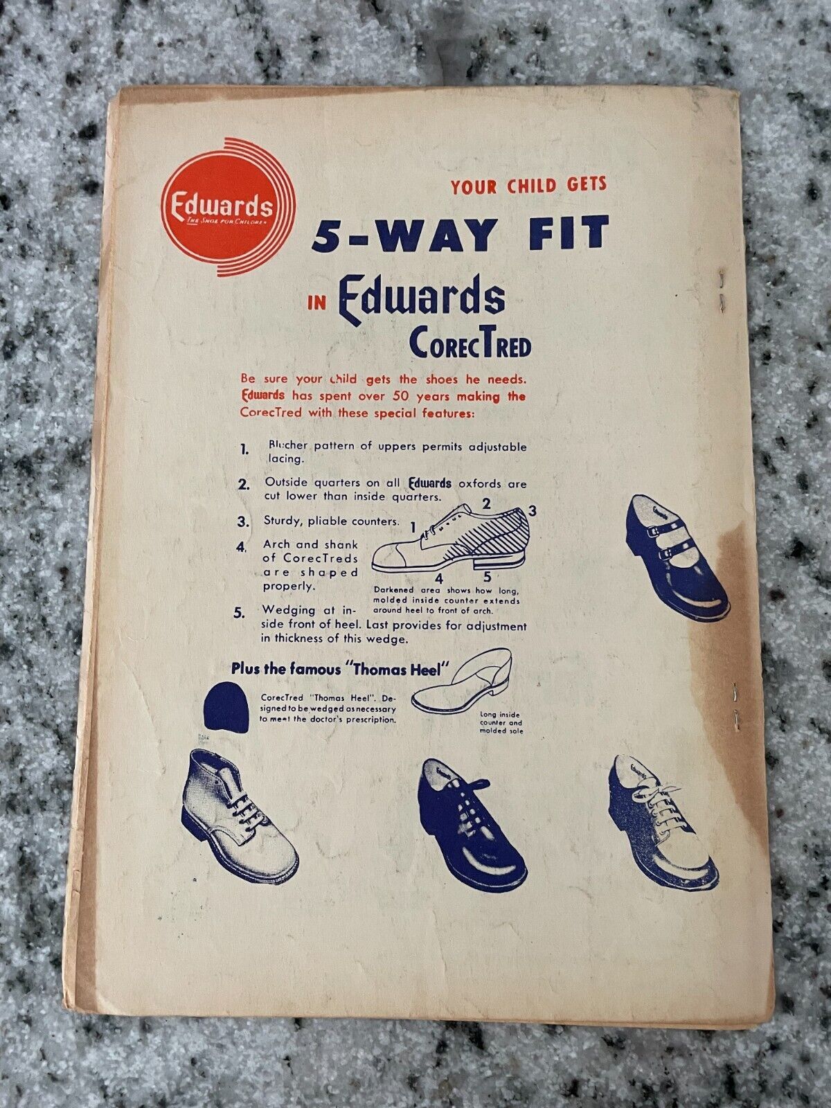 Edwards / Lamar Lewis Company Kids Promo Comic Athens Ga. Felix DC Date ...