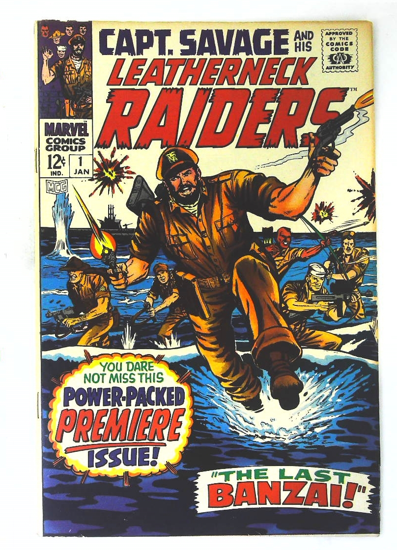 Captain Savage and His Leatherneck Raiders #1, Fine (Actual scan ...