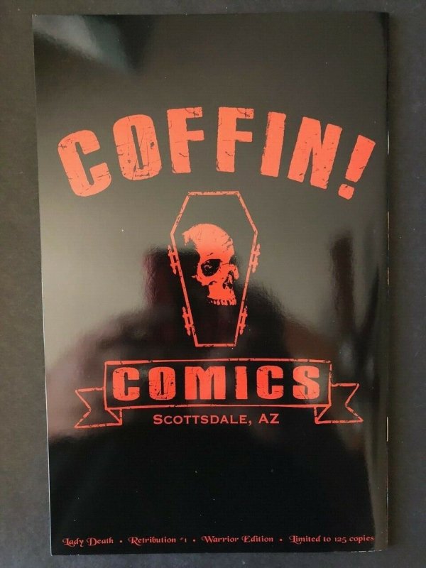 Lady Death Retribution 1 Marat Mychaels Warrior Ed Pulido Signed COA 55 ...