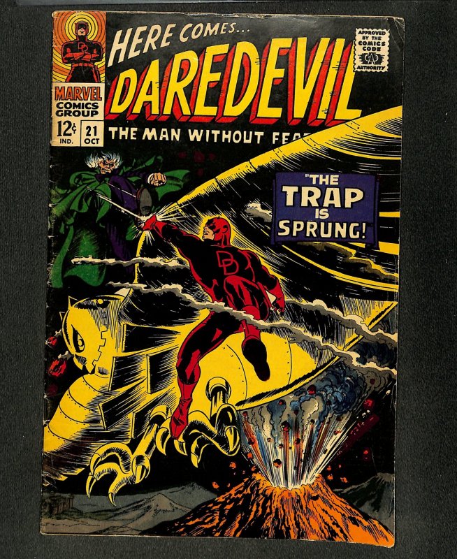 Daredevil #21 Owl! The Trap is Sprung! 1966! | Full Runs & Sets, Marvel ...