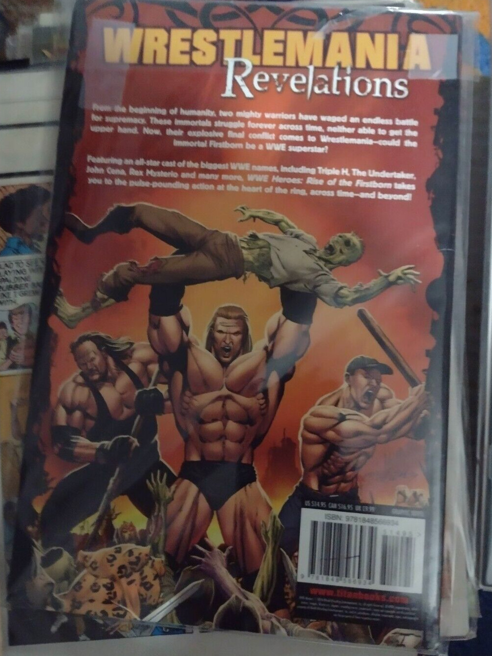 WWE Heroes -Tpb #1 Rise of the Heroes Triple H Undertaker John Cena REX ...