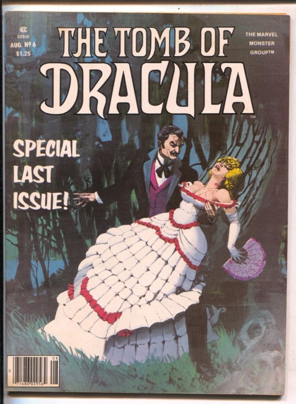 Tomb of Dracula #6 1980-Marvel-final issue-Howard Chaykin-Gene Colon ...