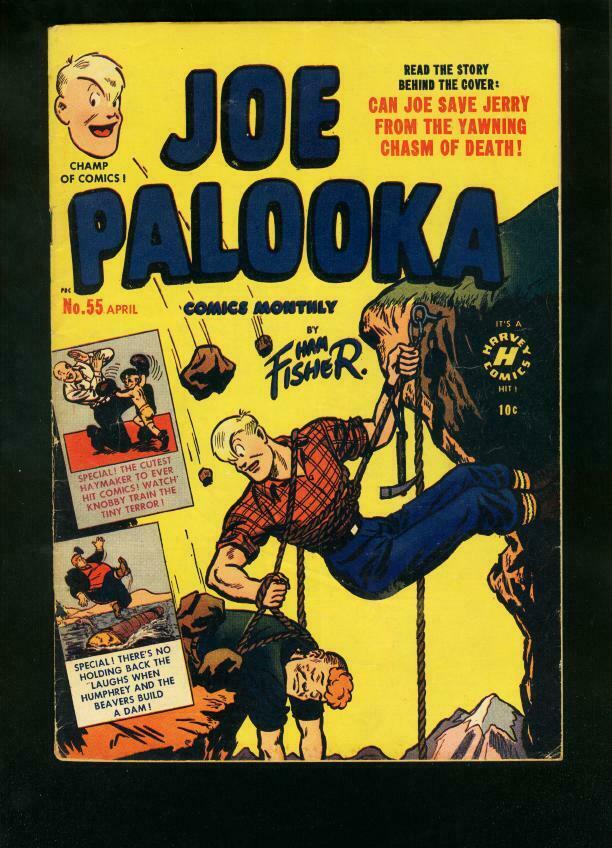 JOE Palooka #55 1951-Boxing Comic-Ham Fisher-Little MAX FN | Comic ...