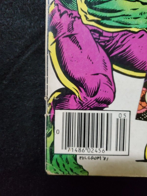 Incredible Hulk #271 Newsstand 1st Appearance Rocket Racoon 1982 Marvel ...