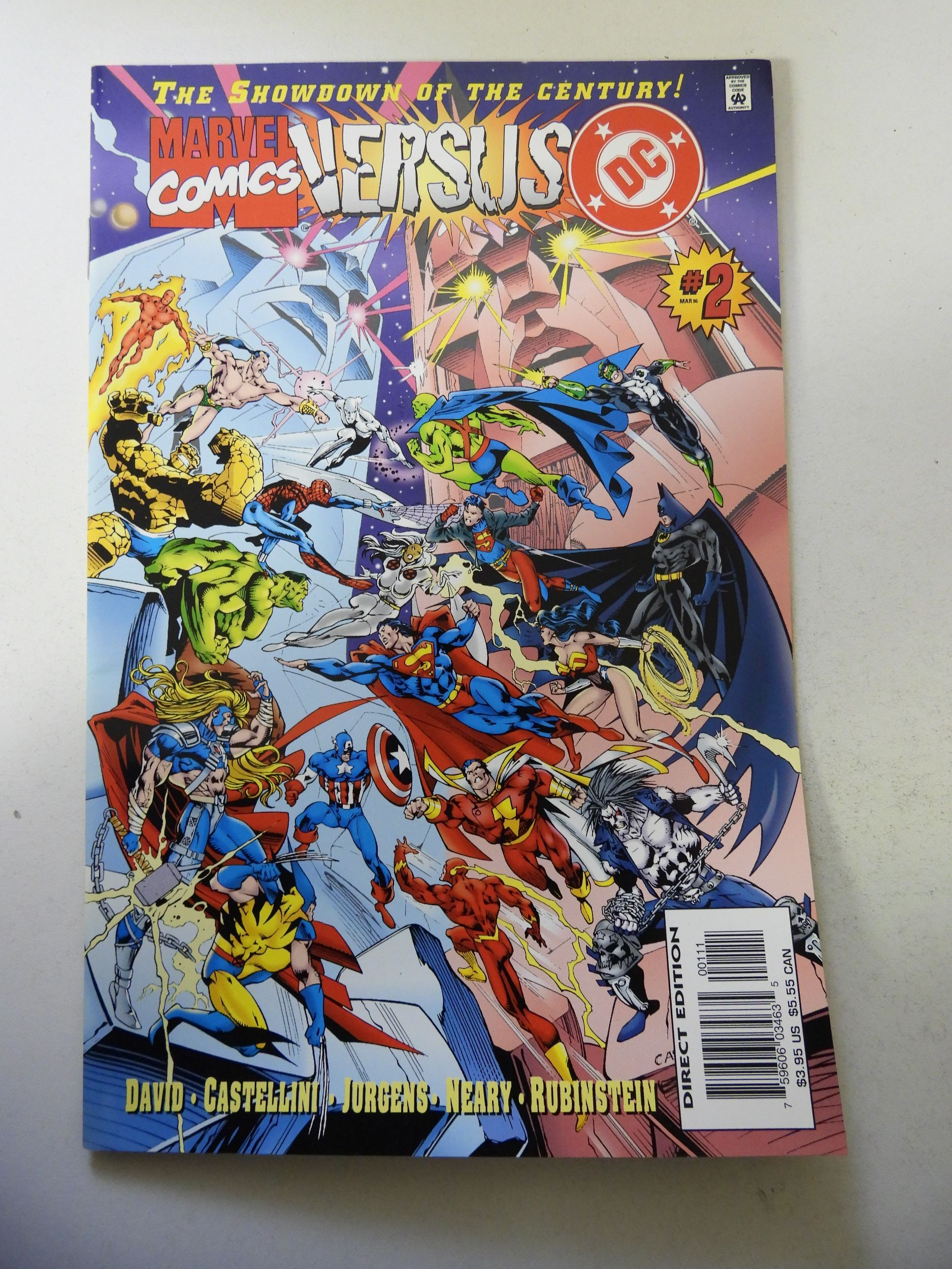DC Versus Marvel/Marvel Versus DC #2 (1996) FN Condition | Comic Books ...