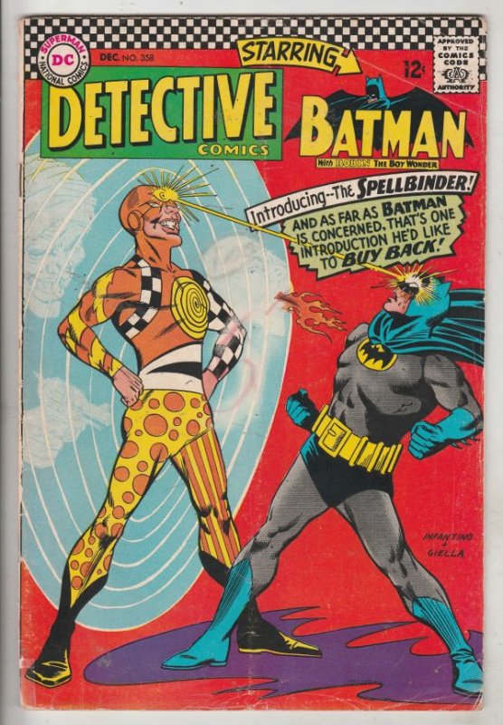 Detective Comics #358 (Dec-66) VG+ Affordable-Grade Batman | Comic ...