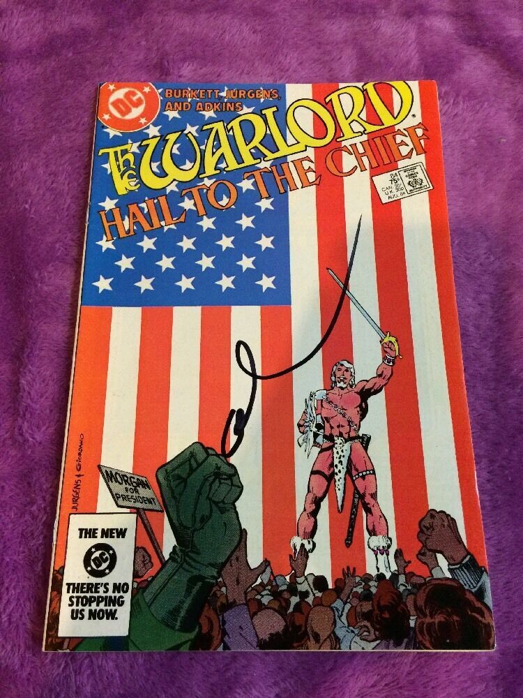 The warlord #84 rare bronze age signed by gary cohn dc comics comic ...