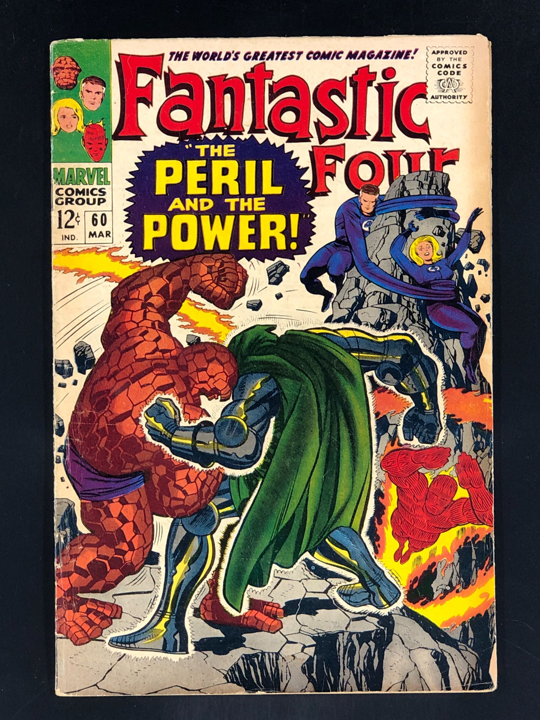 Fantastic Four #60 (1967) VG/FN Doom Has Got the Surfer's Board ...