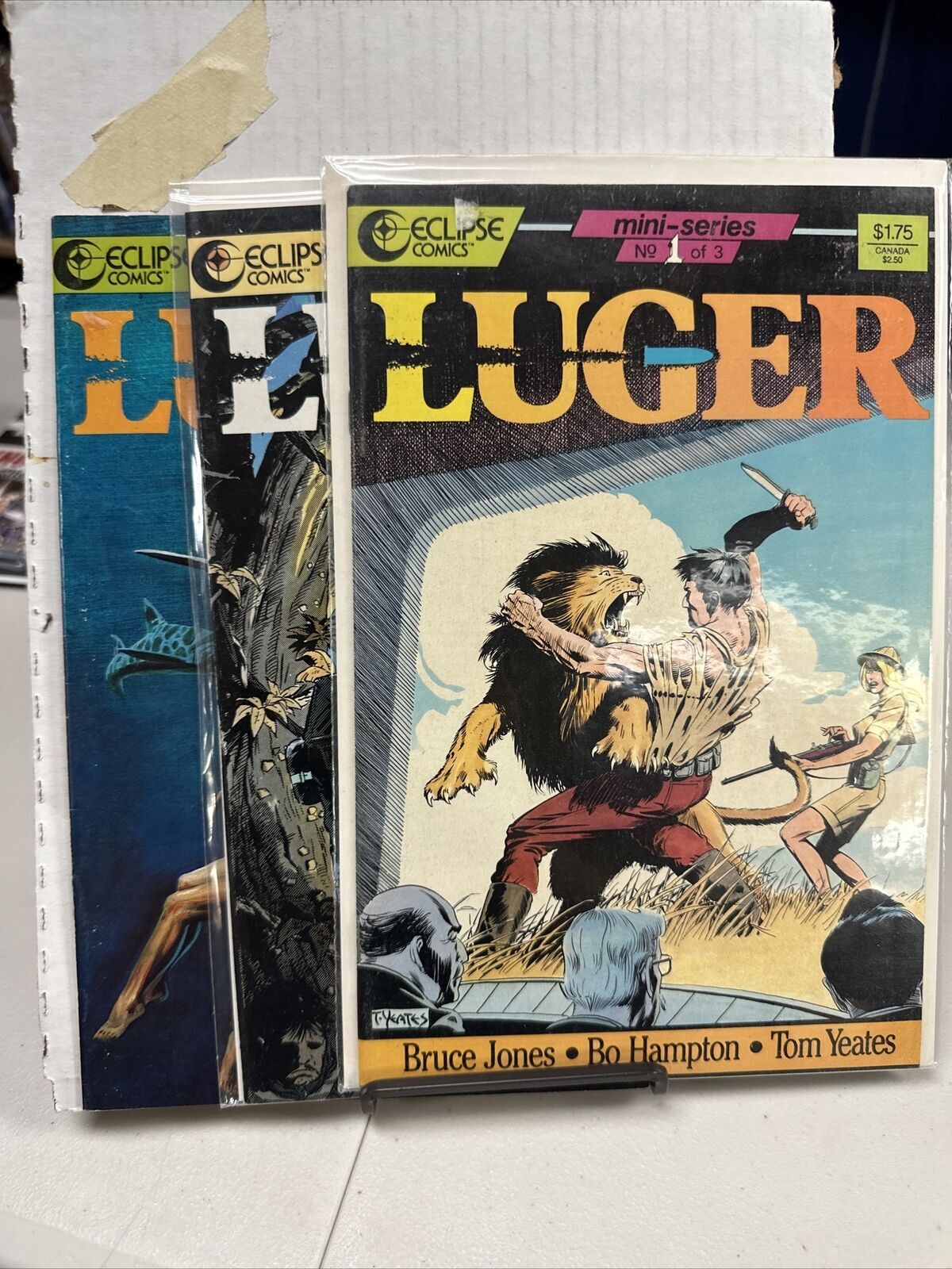 1986 Eclipse Comics Mini Series 1-3 Luger Mini Series | Comic Books - Copper Age, Eclipse / HipComic