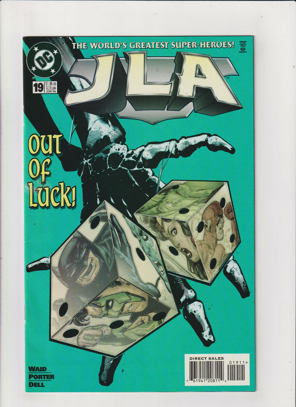 JLA #19 NM- 9.2 DC Comics 1998 Superman,Batman,Flash,Wonder Woman ...