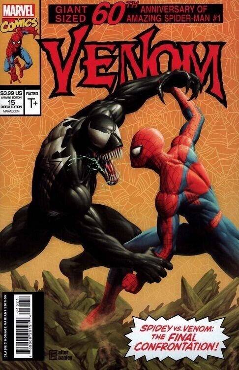 Venom Volume 5 #15 John Tyler Christopher Classic Homage Variant Cover ...