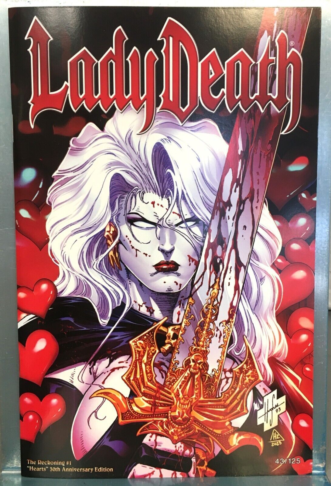 Lady Death: the Reckoning #1 - "Hearts" 30th Anniversary Edition - LE ...