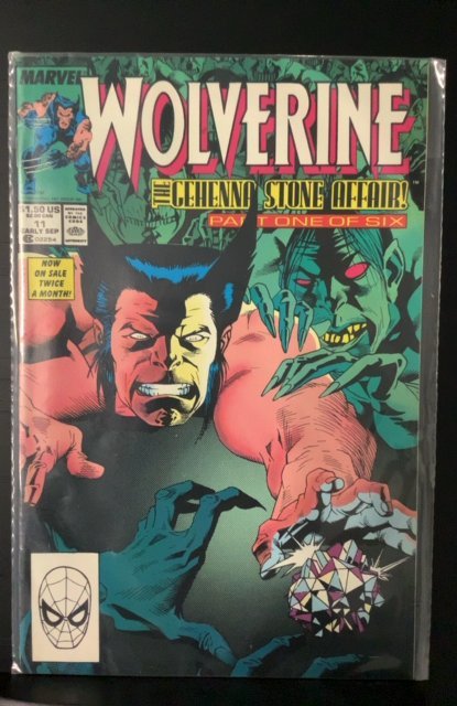 Wolverine #11 (1989) | Comic Books - Copper Age, Marvel / HipComic