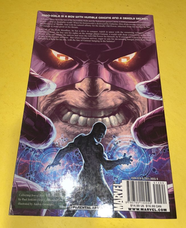HULK: SON OF HULK - ?Dark Son Rising ?TPB Paul Jenkins Marvel Comic ...