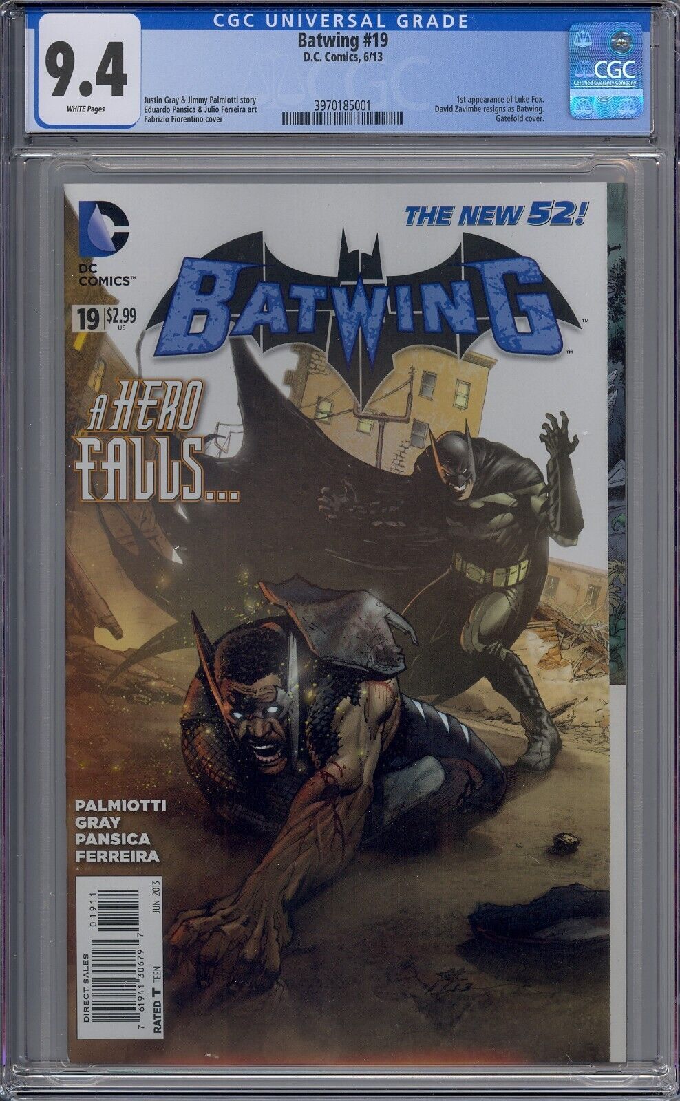 New 52 Batwing Luke Fox