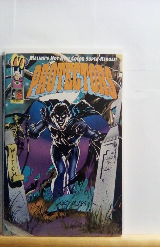 Protectors #4 Variant Cover (1992) | Comic Books - Modern Age, Malibu ...