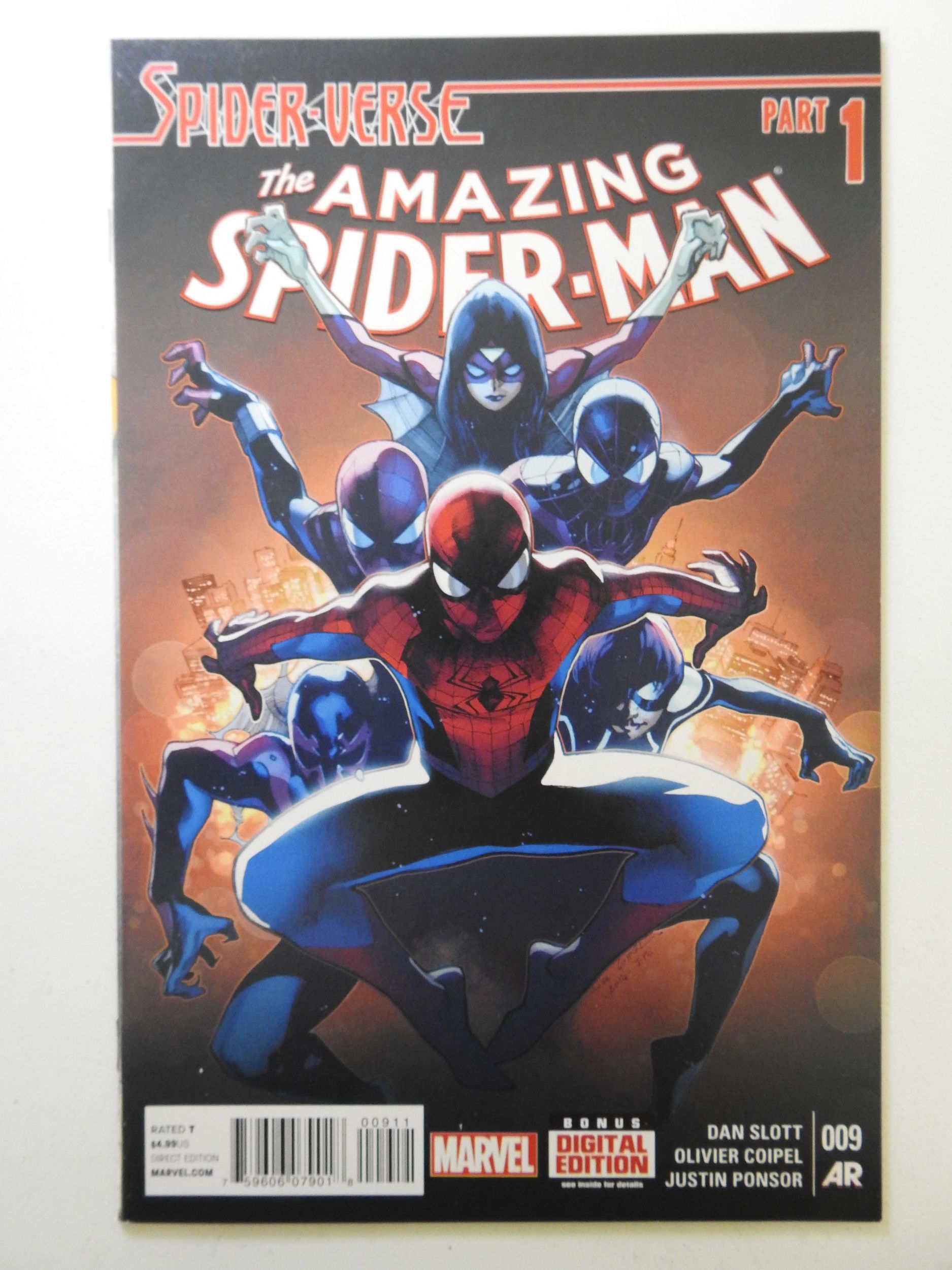 The Amazing Spider-Man #9 (2015) Spider-Verse! Sharp VF-NM Condition ...