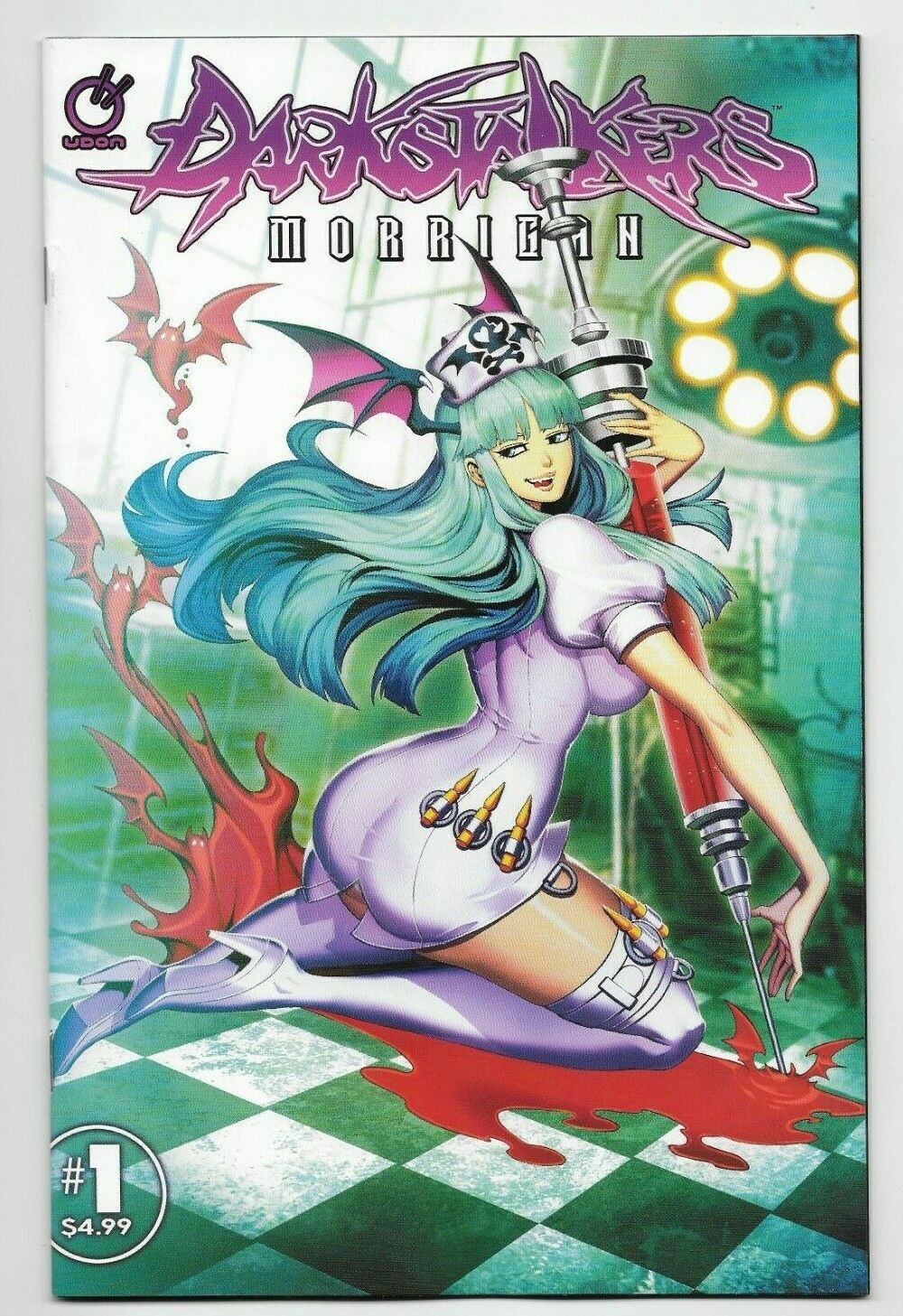 Darkstalkers Morrigan #1 Udon Ent Comic 2022 Genzoman 1:5 Variant Cover ...