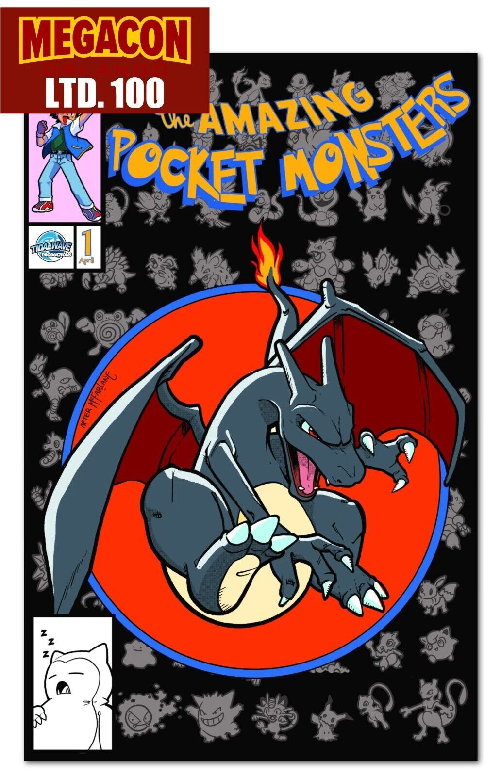 The Amazing Pocket Monsters #1 Charizard Basic/Venomized Embossed “Foil ...