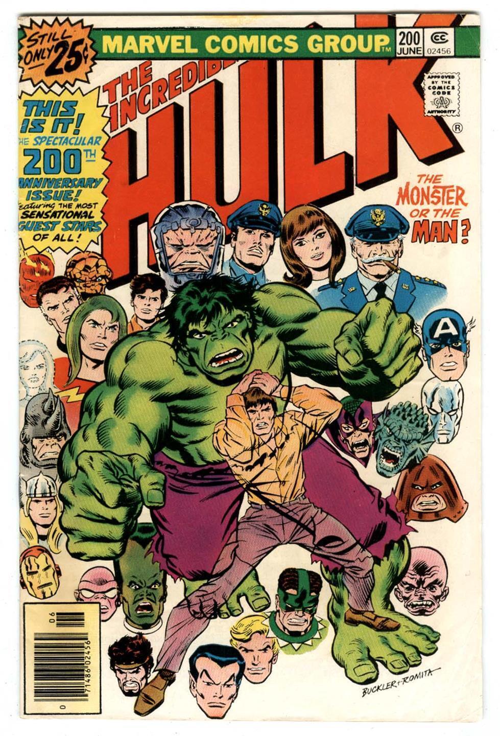 INCREDIBLE HULK #200 1976 MODOK Abomination Doc Samson Marvel MCU ...
