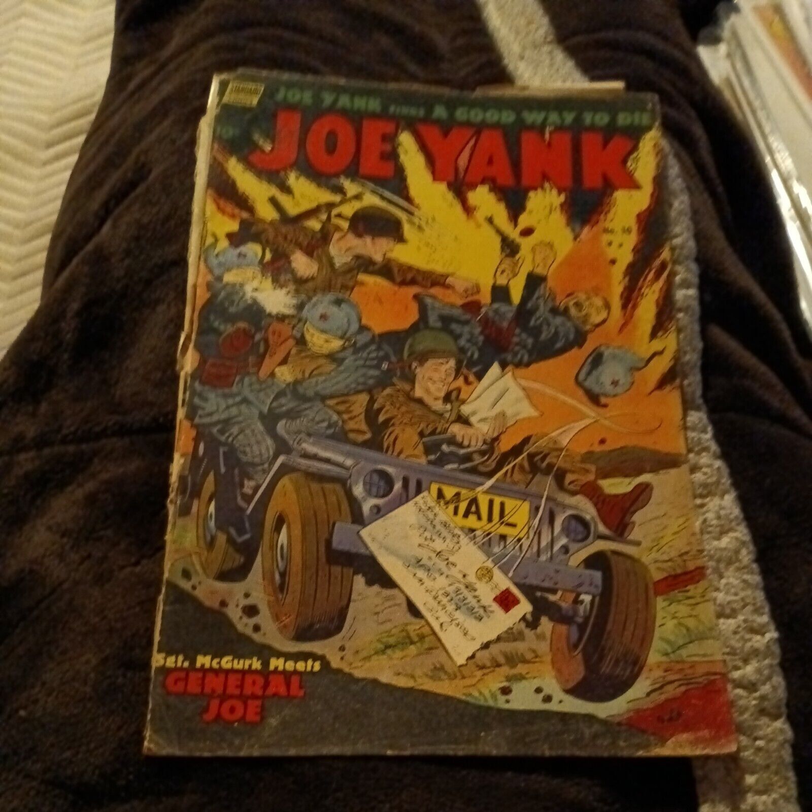 VINTAGE COMIC BOOK Joe Yank #10 standard comics 1953 golden age Alex ...