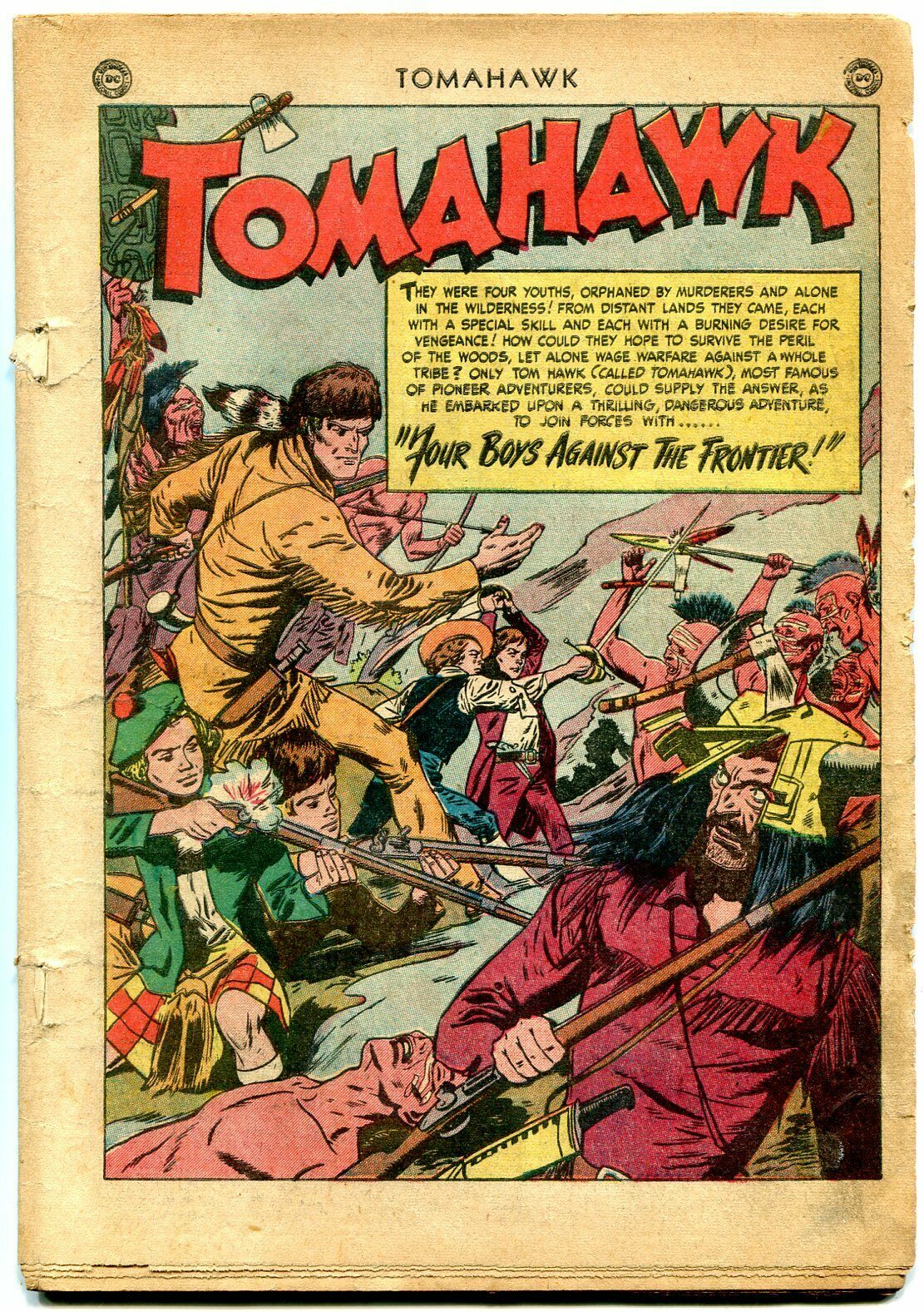 Tomahawk #2 1950- Frazetta Art- Western- Reading Copy | Comic Books ...