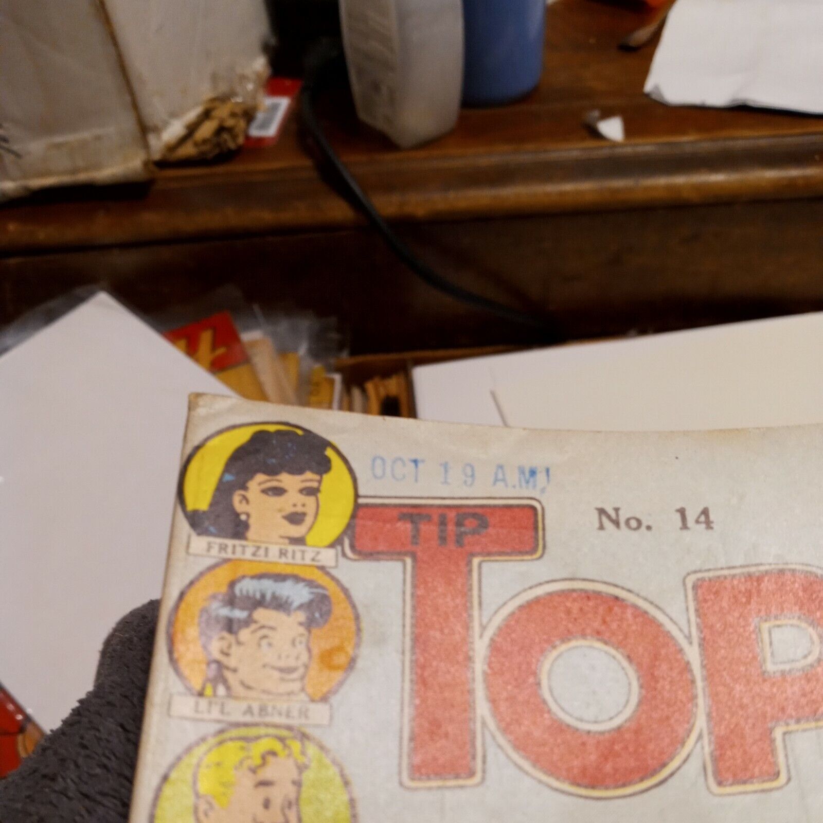 Tip Topper Comics #14 united features 1952 golden age fritzi ritz precode | Comic Books - Golden ...