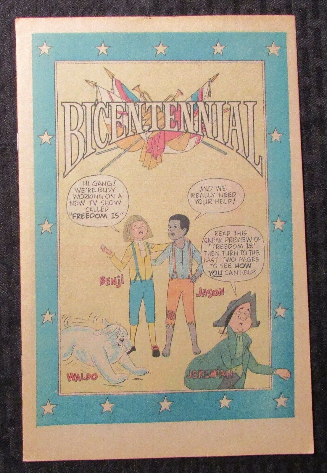 1975 BICENTENNIAL Promo Comic FVF 7.0 Benji Waldo Jason & Jeremiah ...