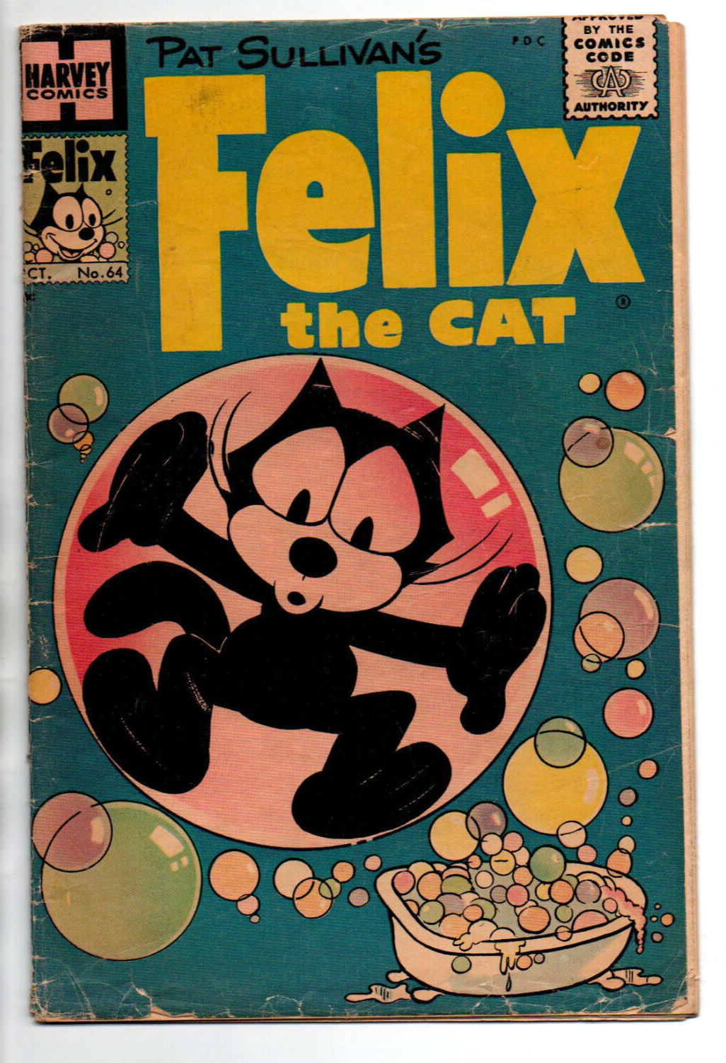 Felix the Cat #64 - Pat Sullivan - Harvey Comics - 1954 - GD | Comic ...