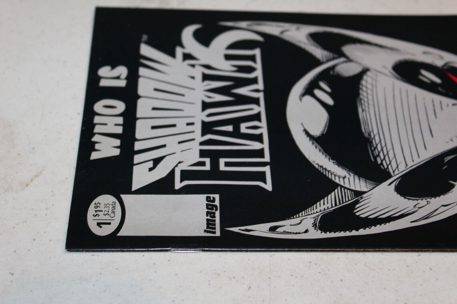 RARE Shadowhawk 1 1992 Newsstand Variant 1:100 Low Print Image Key Book ...